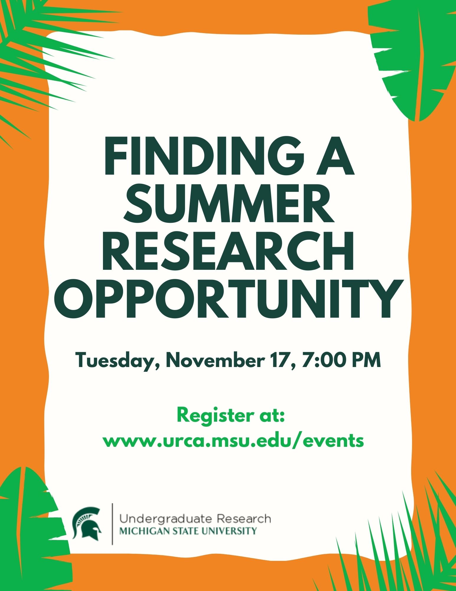 Finding a Summer Research Opportunity - Undergraduate Research
