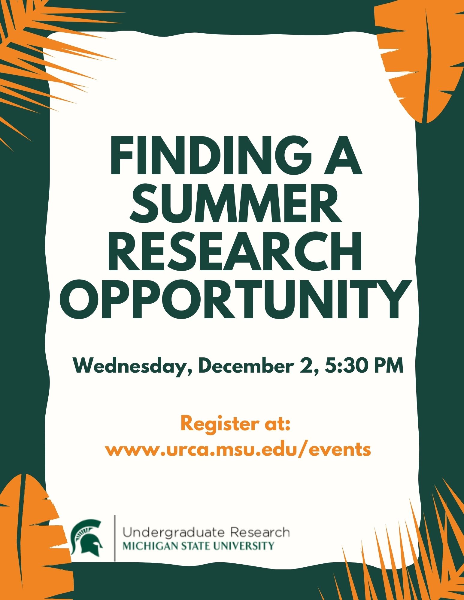 Finding a Summer Research Opportunity - Undergraduate Research
